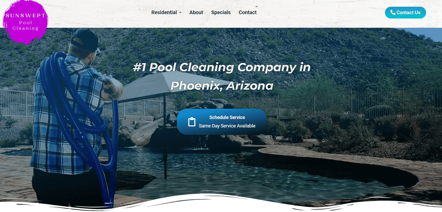 #1 Swimming Pool Cleaning Service in Phoenix, AZ